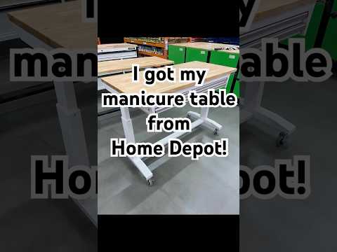 Home Depot nail stations!?—built tough for nails in every way!