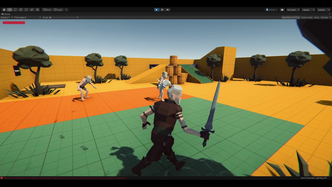 Unity3D Custom Root Motion Controller (Warp Attack)