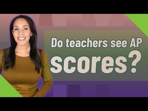 Do teachers see AP scores?