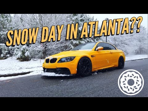 Snow Day In Atlanta with Pictures and Donuts!