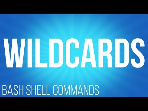 BASH Shell commands wildcards ( commands for Linux )