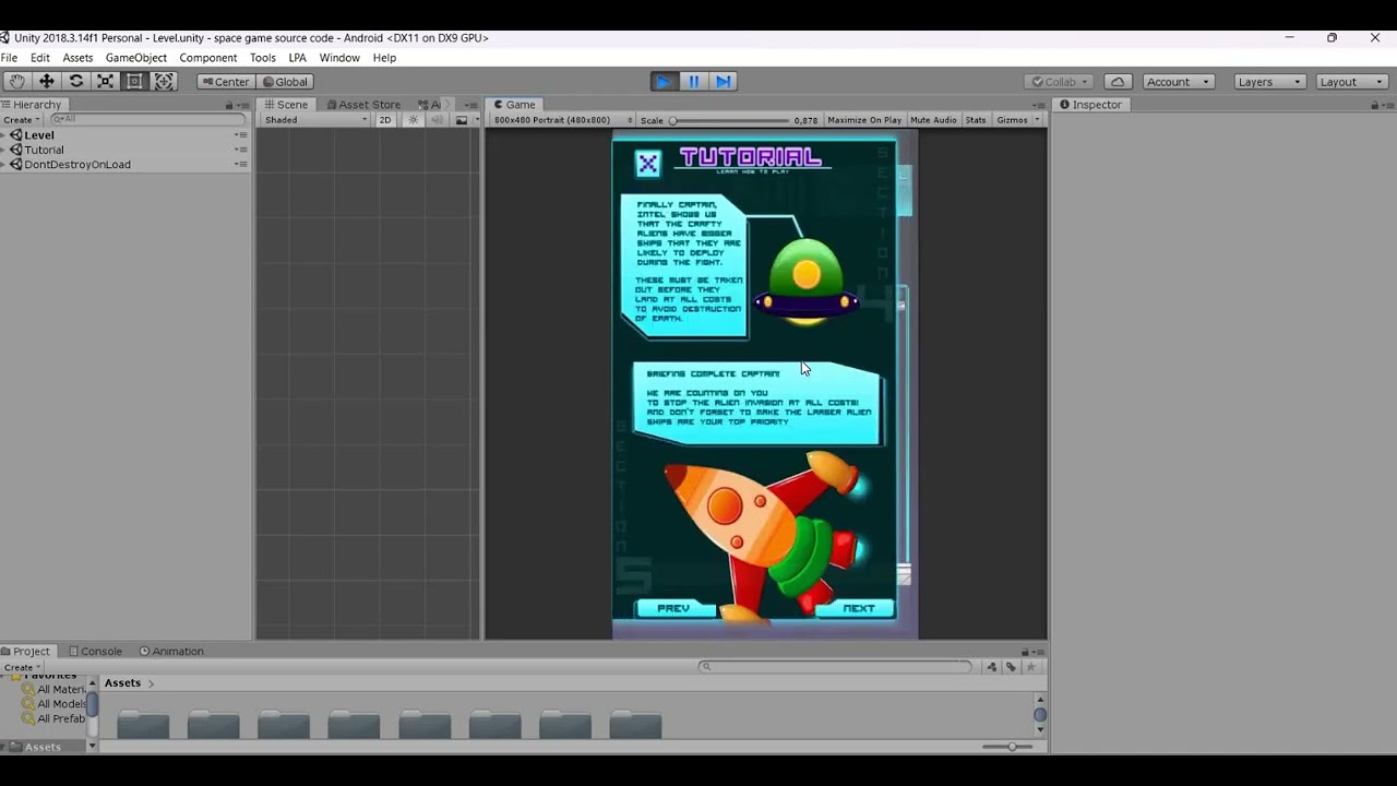 Astro Space Alien Attack Unity Game Source Code #unity #unity3d #unitydev #unitydeveloper