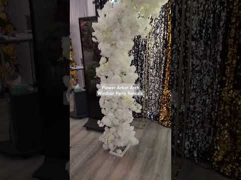 wedding and party decoration near me in Windsor Ontario Canada Arbor flower Arch arrangements