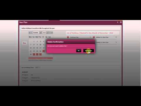 global school calendar delete