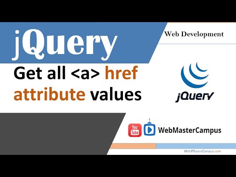 jquery how to get all href attribute values from a list