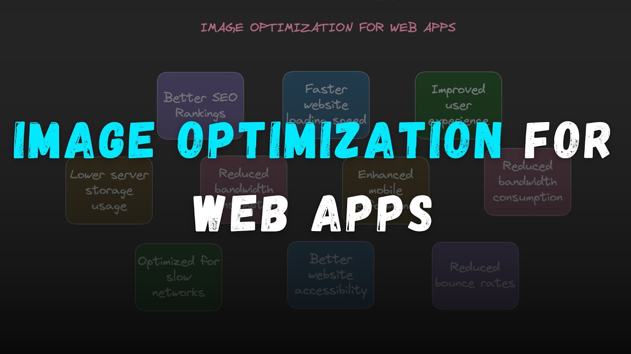 Optimizing Images for Web Apps!