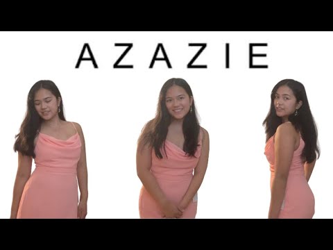 AZAZIE Bridesmaid Dress Unboxing | Custom Size Review