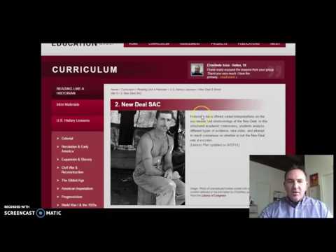 Tutorial for History Lesson Plans