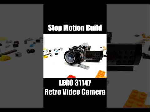[Stop Motion Build] LEGO Creator Retro Video Camera - Camera lens Build