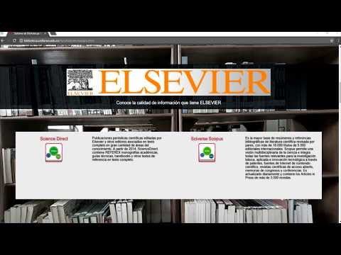 Tutorial Science Direct y Scopus Universidad de los Llanos