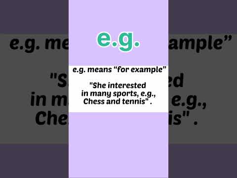The meaning of i.e. e.g. etc.