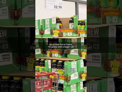 Costco always TRAPS me with its amazing deals, like $4 off a 2 pack of 60 fl oz Original Pine-Sol 😍