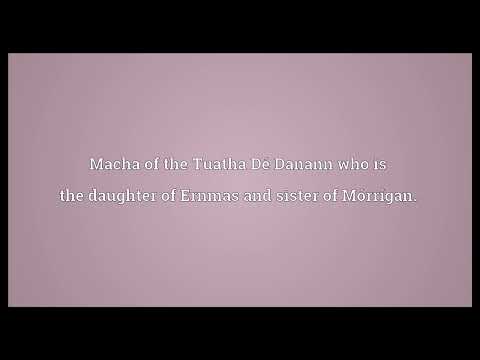 Macha Meaning