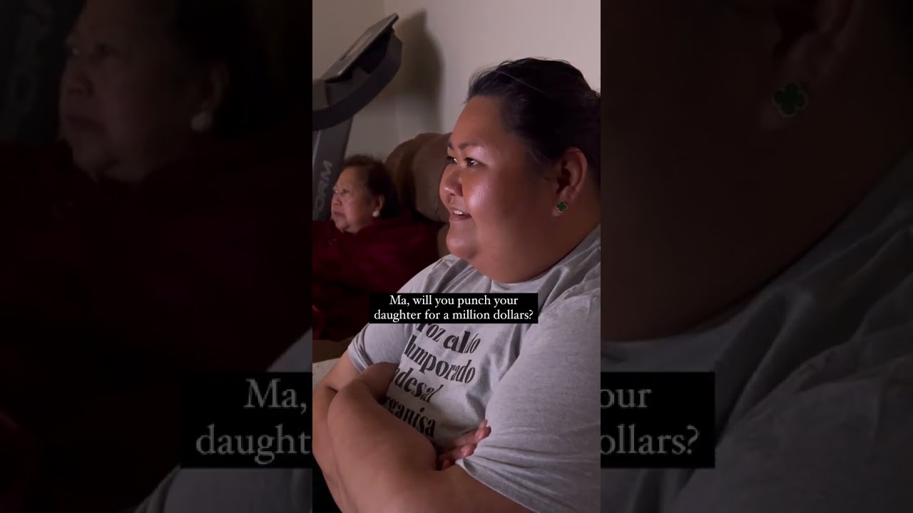 Would you punch your daughter for a million dollars? 😅😅  | #tiktok otakoyakisoba  #shorts