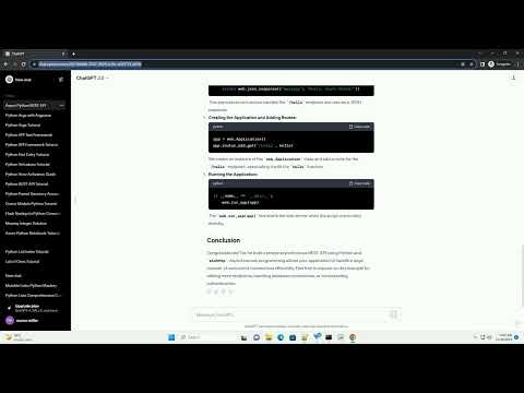 python async rest api