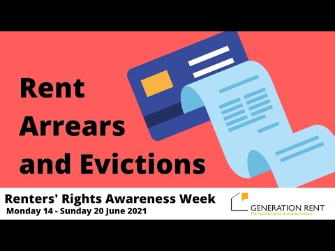 Rent arrears and evictions
