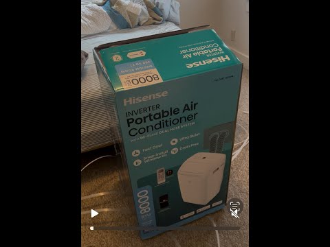 Hisense 8000 BTU Portable AC