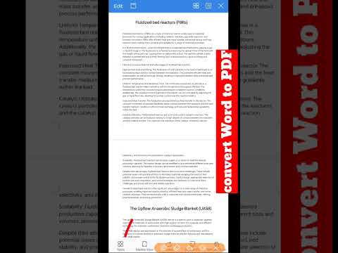 Word to PDF Converter in Mobile #wordtopdf #wordtopdfconverter