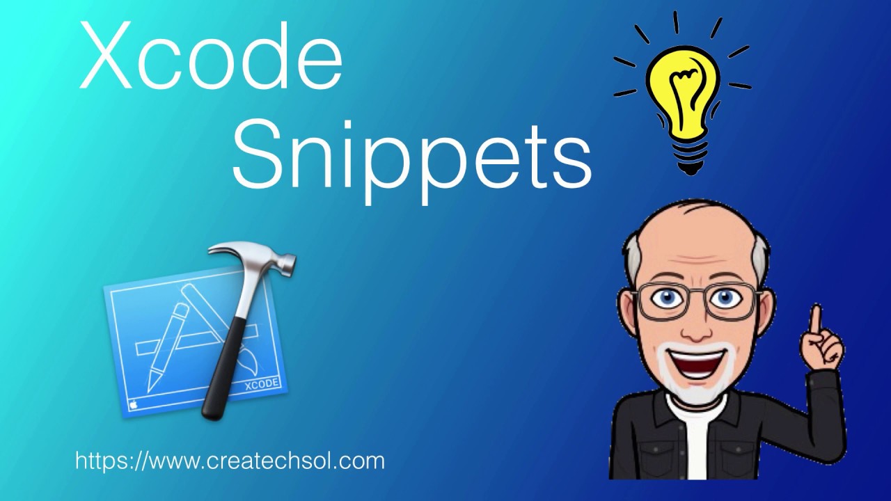Creating, Using and Sharing Xcode Snippets