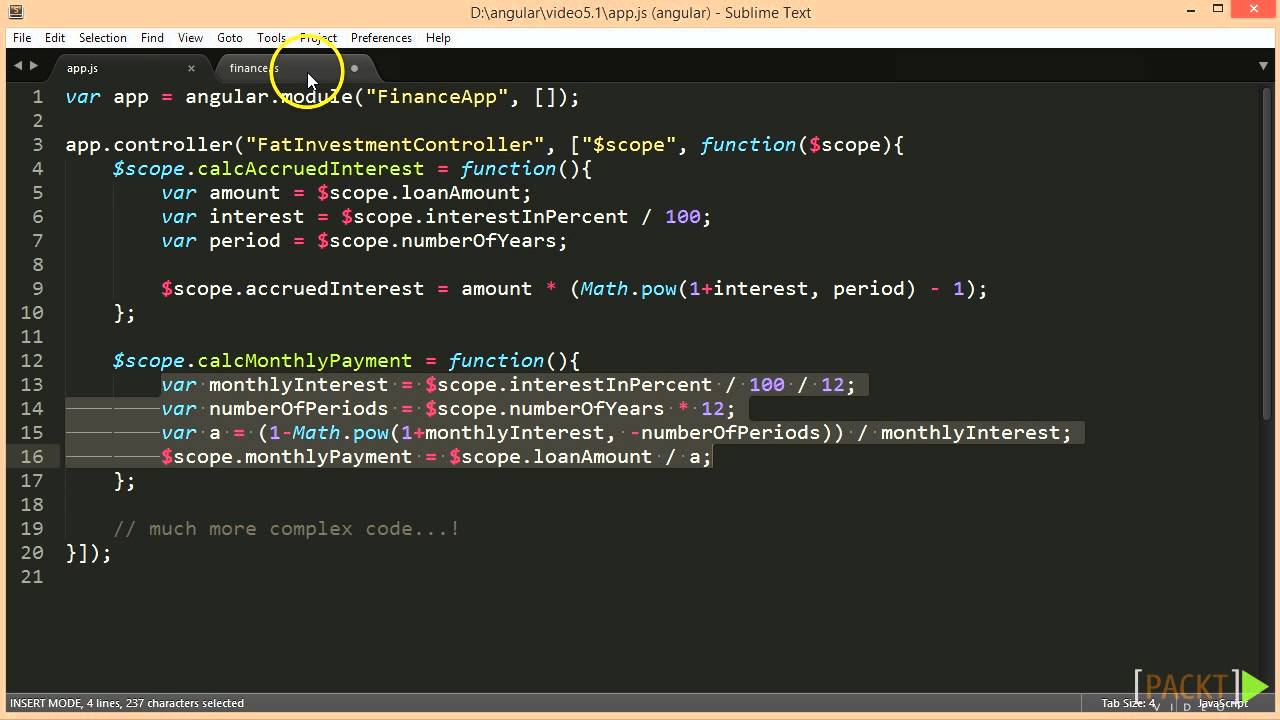 Building an Application with AngularJS Tutorial: Understanding Services | packtpub.com