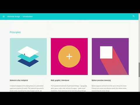 Material design for web 1 (Introduction)