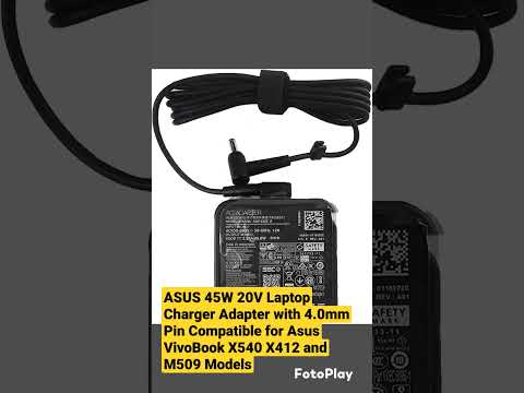 ASUS 45W 20V Laptop Charger Adapter with 4.0mm Pin Compatible for Asus VivoBook X540 X412 and M509