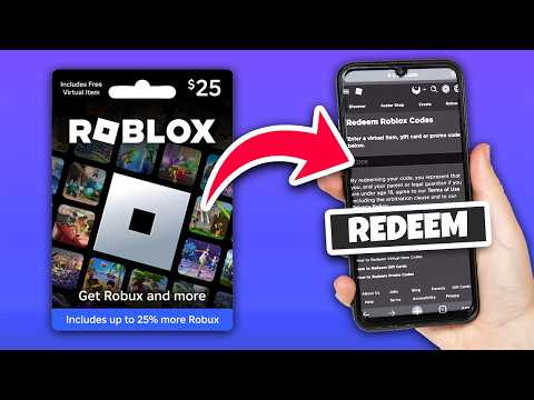 How to REDEEM ROBLOX GIFT CARD ON MOBILE (EASY METHOD Claim Robux) - 2025