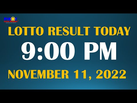 PCSO Lotto Results Today: 9PM Draw | Friday, November 11, 2022 [Complete Details]