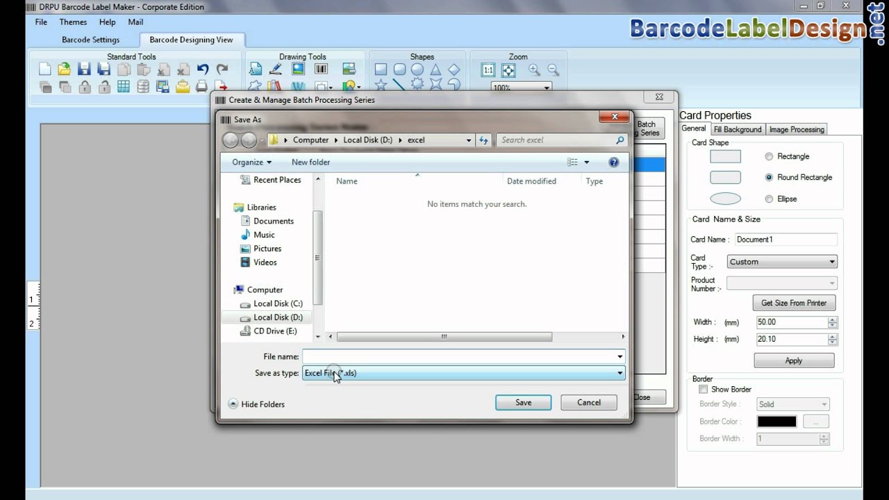 How to Create Bulk Barcode Labels by Batch Processing Series using DRPU Barcode Label Maker Software
