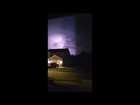 CAUGHT ON CAMERA: Lightning in Apex, NC