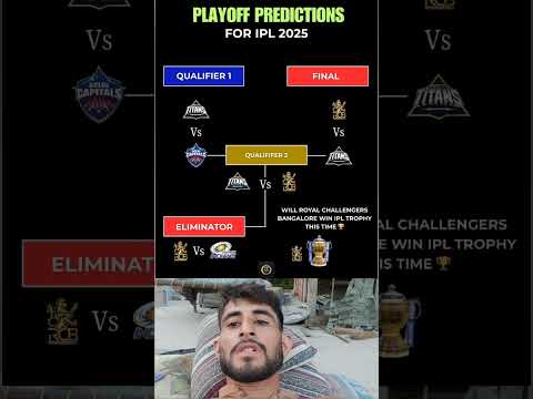IPL 2025 playoff Prediction To Final #cricket #ipl #match #cricketlover #iplchampion #iplhighlights