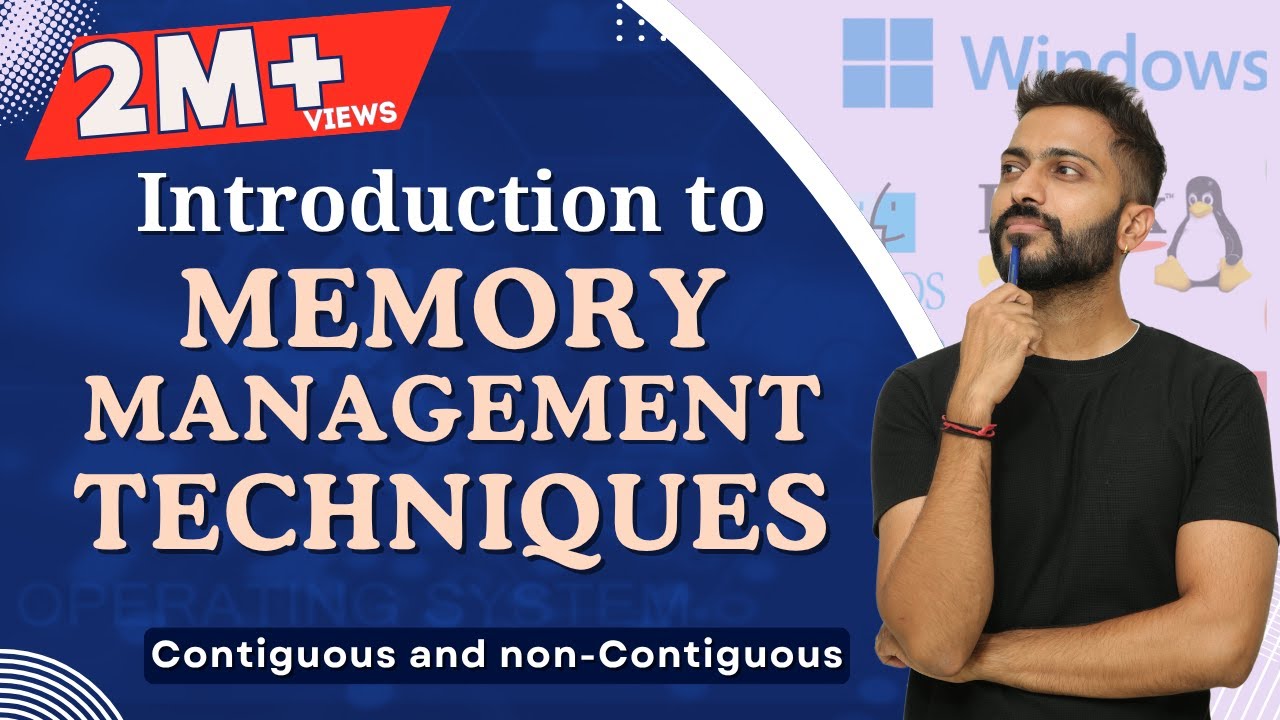 L-5.2: Memory management  Techniques | Contiguous and non-Contiguous | Operating System