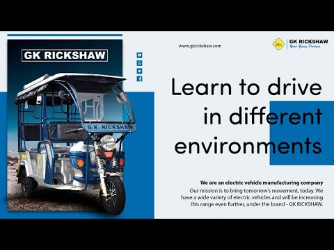 GK Rickshaw Electric Vehicle - GK Electric Rickshaw Latest Price ...