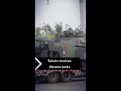 Video | Taiwan receives first batch of US-made Abrams tanks | Hatha Alyoum