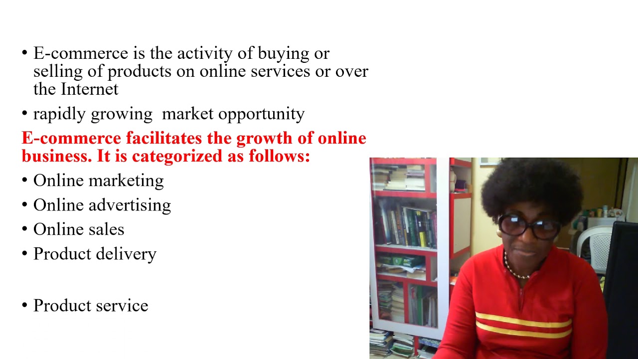 Module 6 Unit 1:  E-Commerce