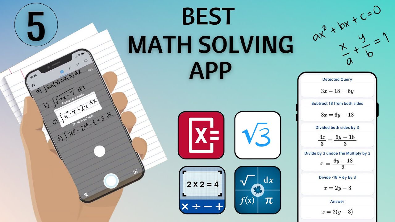 5 Best Math Solving App | Apps That Solves Math Problems