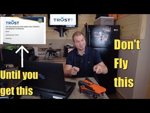 ALL Drone Pilots! Dont fly until the test! FAA "TRUST" certification test. Real time walk through!