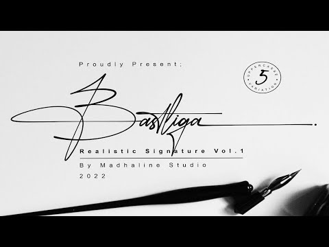 Bastliga 5 Realistic Signature Vol.1 Font Free Download