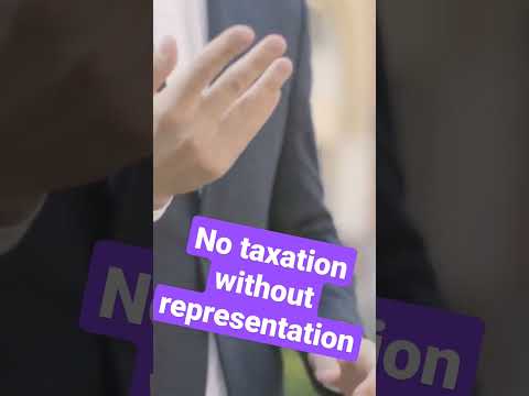 No taxation without representation #shorts