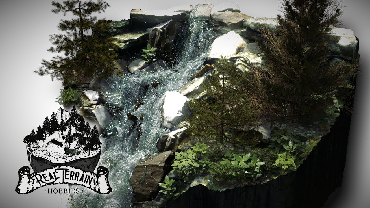 REAL TERRAIN EXTENDED INTRO: Houdini SideFX Waterfall Water Simulation