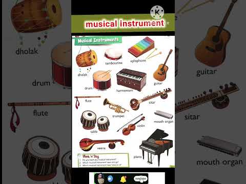 Musical Instruments Names / musical instrument Sounds for Kids #shorts