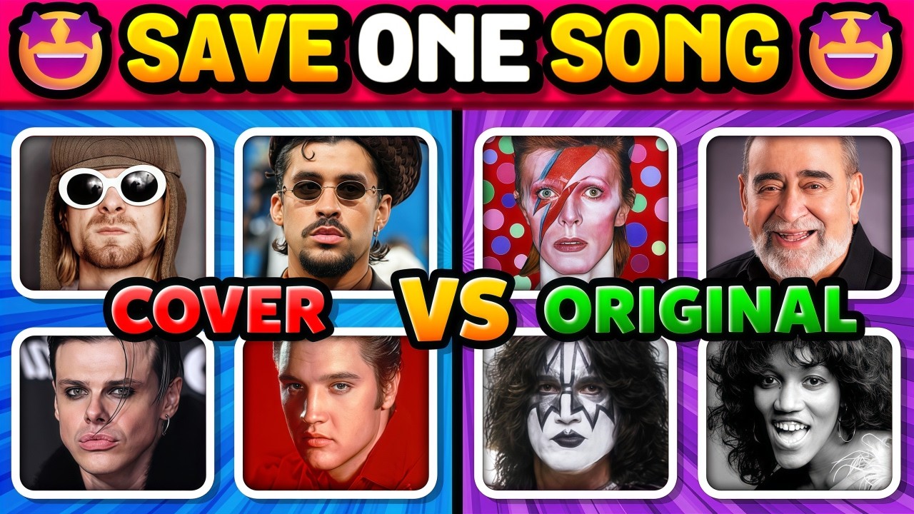 Save One Song: COVER SONG vs ORIGINAL SONG | Music Quiz 2026