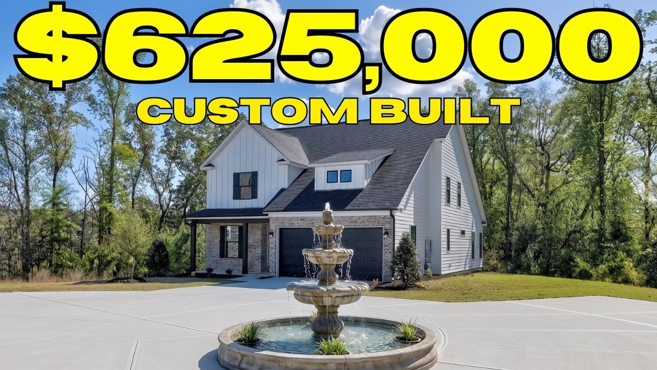 $625,000 for a CUSTOM New Construction Home?! Columbia South Carolina Home Tour