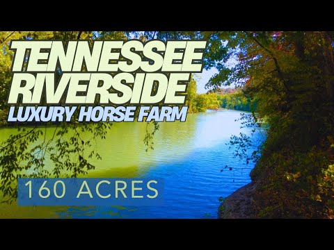 Tennessee Riverfront Horse Farm on 160 Acres - FULL FARM TOUR