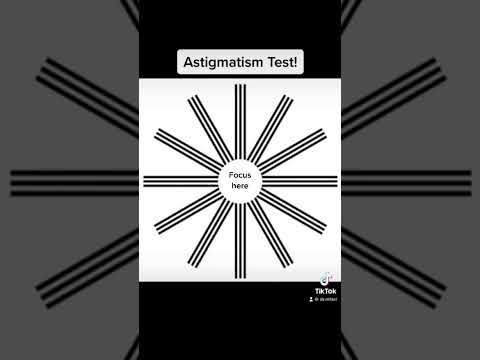 Do You Have Astigmatism? Test It Out! #shorts