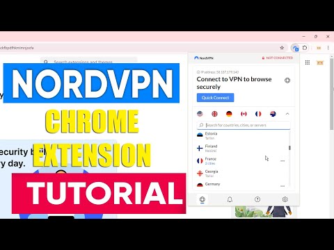 How to set up NordVPN with Chrome extension