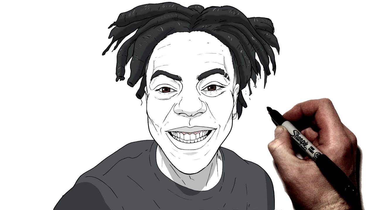 How To Draw ishowspeed | Step By Step | Youtuber