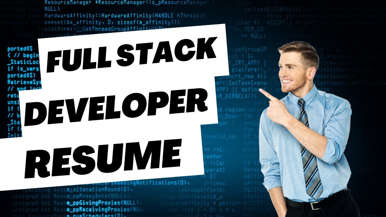 full stack developer resume | Resume for full stack developer  | CV for full stack developer |