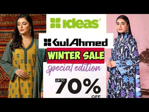 Gul Ahmed Winter Sale Upto 70% Off | Ideas By Gul Ahmed | Easy Life With Amna