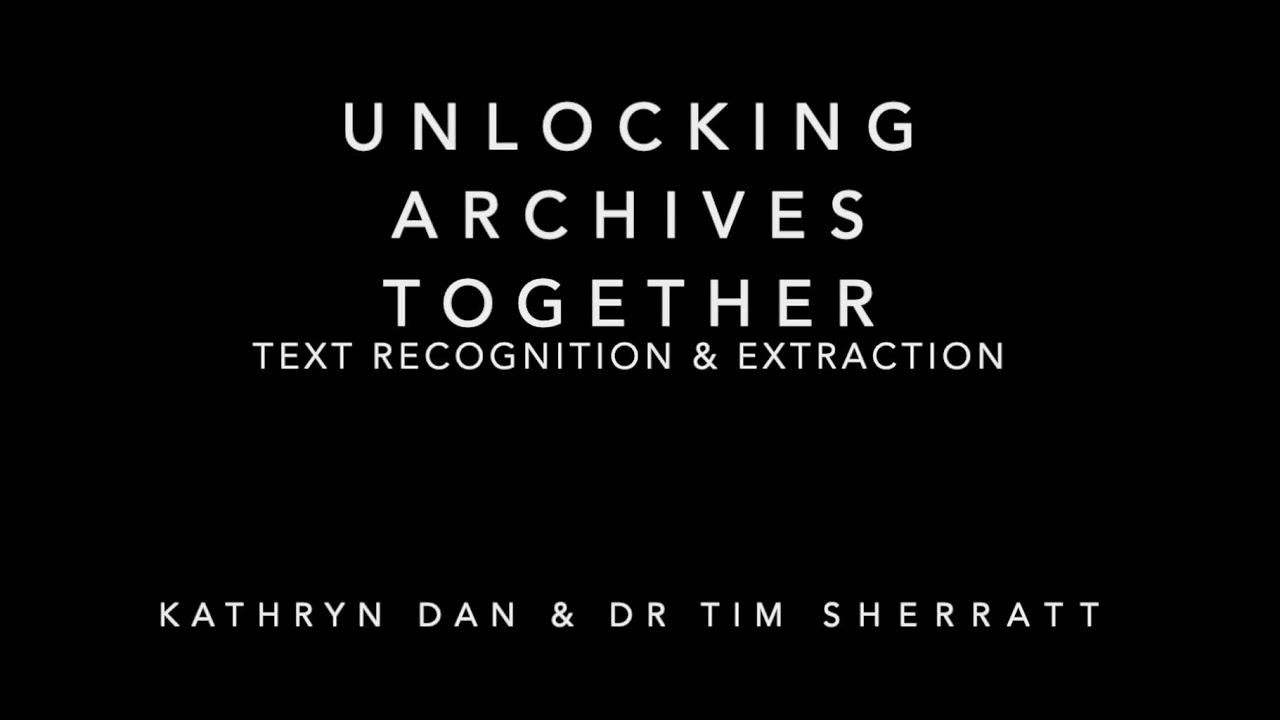 AI4LAM: Unlocking the archives together - text recognition and extraction